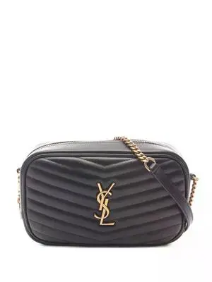Saint Laurent Mini Lou Cross Body Bag - Black