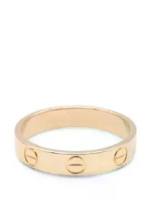 Cartier 2010s Love Engraved-logo Ring