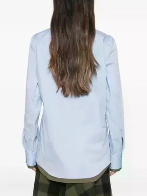 N°21 Logo Embroidered Shirt - Blue