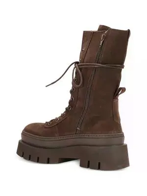 COPENHAGEN  Lace-up Leather Boots