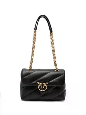 Pinko Love Birds Quilted Shoulder Bag