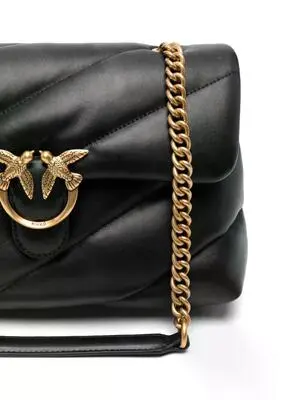 Pinko Love Birds Quilted Shoulder Bag
