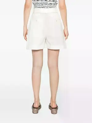LEE MATHEWS Belted Pleated Shorts