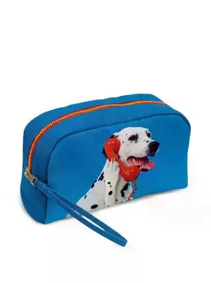 SELETTI Toiletpaper Dog Call Center Wash Bag - Blue