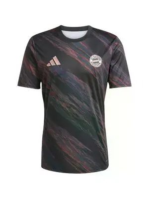 Adidas Fc Bayern 25/26 Graphic Print T-shirt - Black