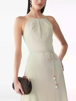 ST MRLO Beaded Halterneck Maxi Dress