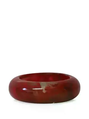 LANVIN Marble-pattern Bangle Bracelet - Red