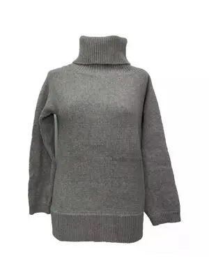 JOSEPH Knitted Roll-neck Sweater - Grey