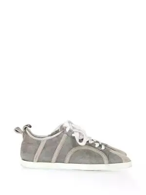 TOTEME Lace-up Suede Sneakers - Grey