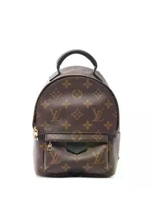 LOUIS VUITTON Mini Palm Springs Monogram Canvas Backpack - Brown