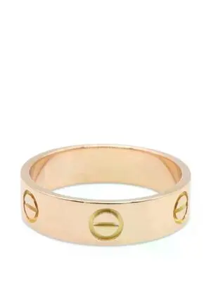 Cartier 18k Rose Gold Love Ring - Pink