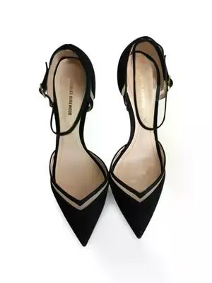 NICHOLAS KIRKWOOD Pearl-embellished Ankle-strap Pumps