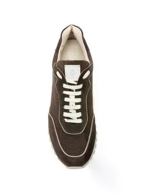 Eleventy Panelled Chunky-sole Sneakers