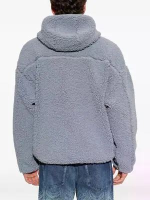 DIESEL® Logo-embroidered Zip-up Hoodie