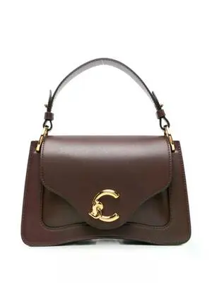 COCCINELLE Logo-plaque Leather Tote Bag - Brown