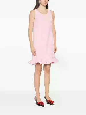 Moschino Sleeveless Ruffled Hem Mini Dress