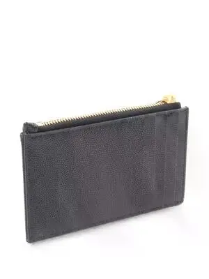 Saint Laurent 2020s Zip-up Card Case