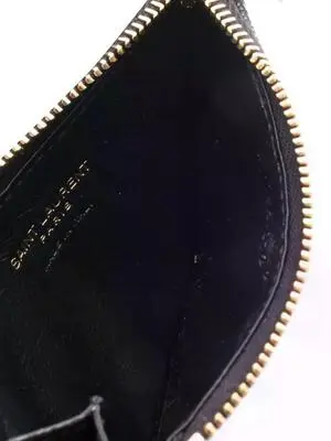 Saint Laurent 2020s Zip-up Card Case