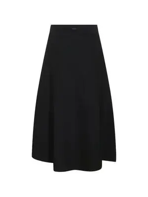 Max Mara A-line Midi Skirt - Black