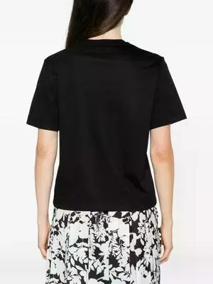 Agnona Embroidered Short-sleeve T-shirt