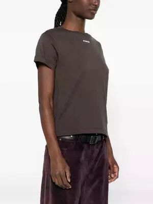 Pinko Logo Print Cotton T-shirt