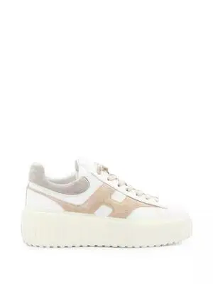 Hogan H- Stripes Logo-patch Panelled Sneakers