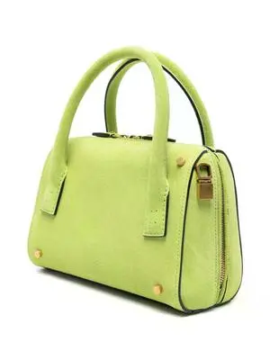 Versace Medusa Plaque Suede Tote Bag