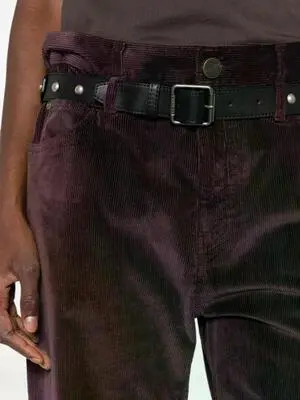 Pinko Corduroy Wide-leg Trousers