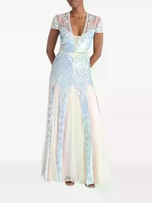TEMPERLEY LONDON Cabira Gown - Blue