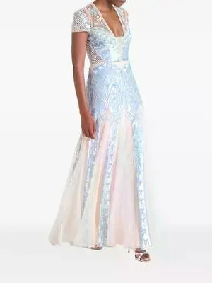 TEMPERLEY LONDON Cabira Gown - Blue