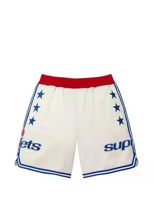 Supreme X Mitchell & Ness Teams Star-print Basketball Shorts
