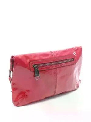 Burberry Patent Leather Shoulder Bag - Red