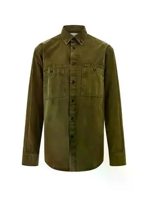 FERRAGAMO Button-down Work Shirt - Green