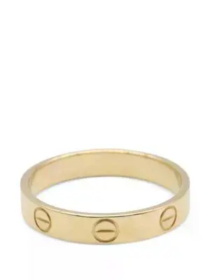 Cartier 18k Yellow Mini Love Ring - Gold