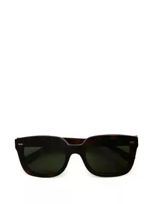 Gucci Tortoise-shell Rectangle Sunglasses - Brown