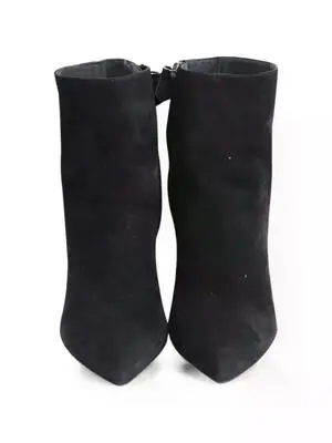 Prada Pointed-toe Suede Ankle Boots