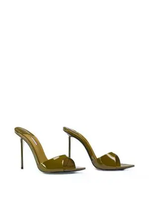 LE SILLA Bella Leather Sandals - Green