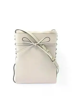 Loewe Ikebana Whipstitch Shoulder Bag - White
