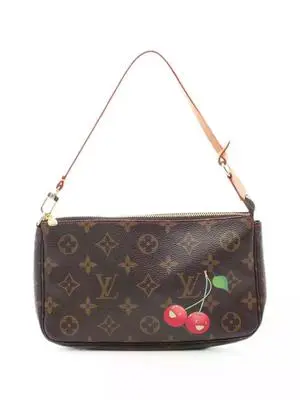 LOUIS VUITTON X Takashi Murakami 2005 Monogram Cerises Shoulder Bag