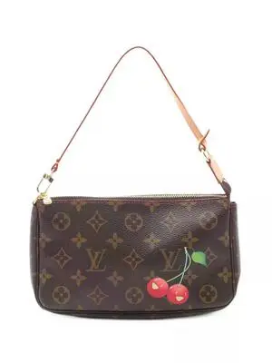 LOUIS VUITTON Monogram Cerises Shoulder Bag - Brown