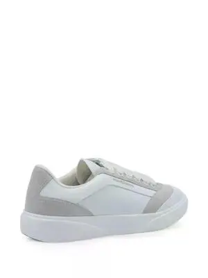 Casablanca Del Mar Suede-panelled Sneakers - White