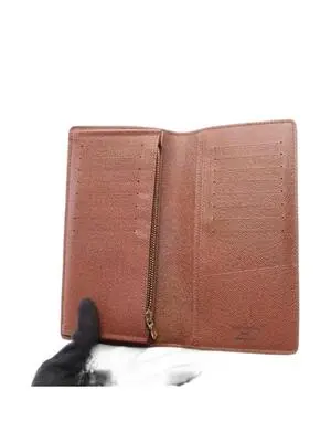 LOUIS VUITTON 2010s Brazza Monogram Bi-fold Wallet