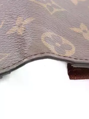 LOUIS VUITTON 2010s Brazza Monogram Bi-fold Wallet