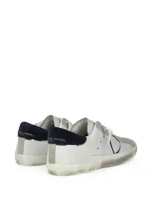 Philippe Model Prsx Distressed-effect Sneakers - White