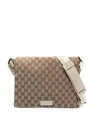 Gucci 2000s Gg Canvas Cross Body Bag - Neutrals