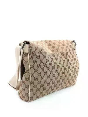 Gucci 2000s Gg Canvas Cross Body Bag