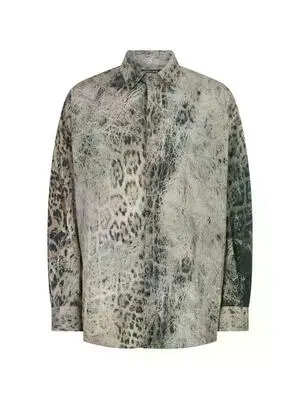 Roberto Cavalli Leopard-print Shirt