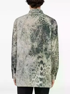 Roberto Cavalli Leopard-print Shirt