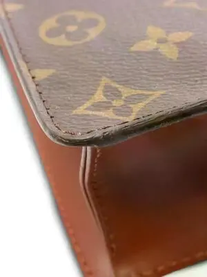 LOUIS VUITTON 1992 Monceau Monogram Handbag - Brown