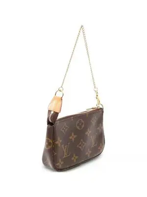 LOUIS VUITTON Pochette Accessoires Monogram Mini Bag - Brown